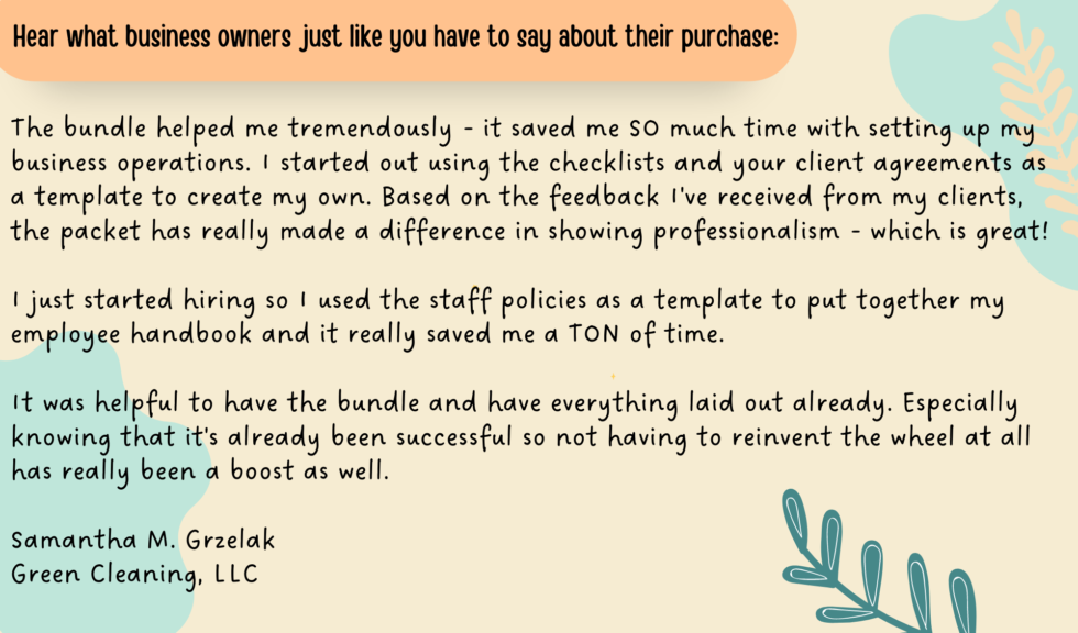 Consulting Services - Serene Clean